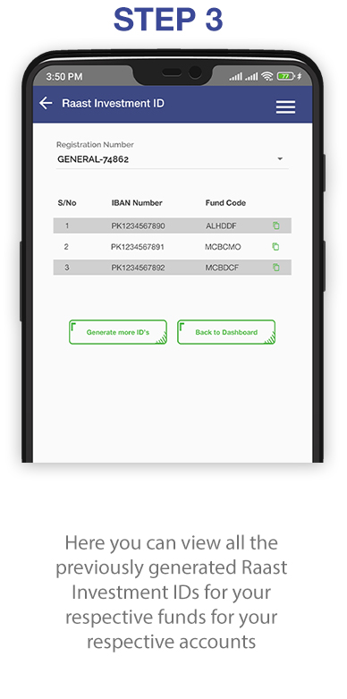 Raast Investment Account – MCB Funds – Investments for Life
