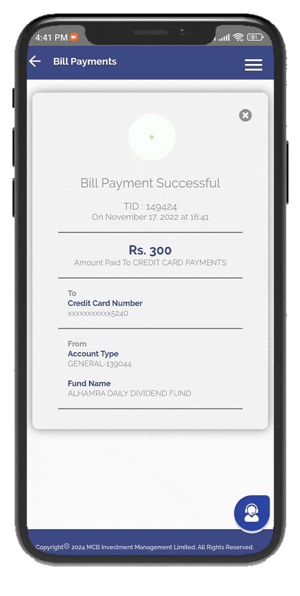 iBill – MCB Funds – Investments for Life